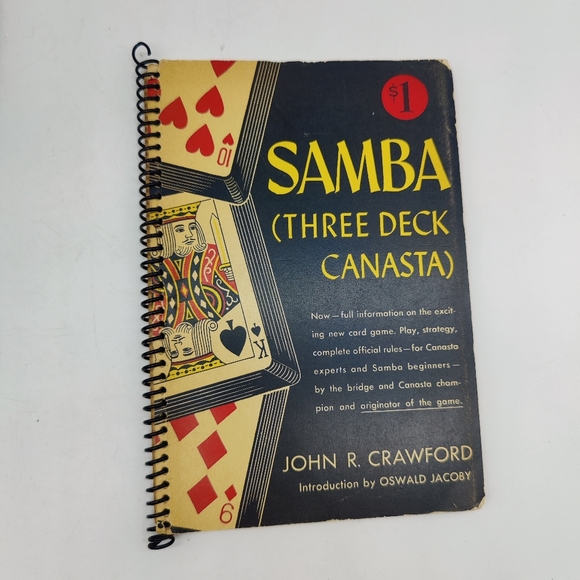 Vintage | Accents | Vintage 951 Samba 3 Deck Canasta Card Game Mid ...